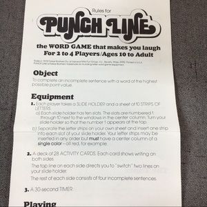 Party Supplies | Punch Line Board Game 1978 | Poshmark